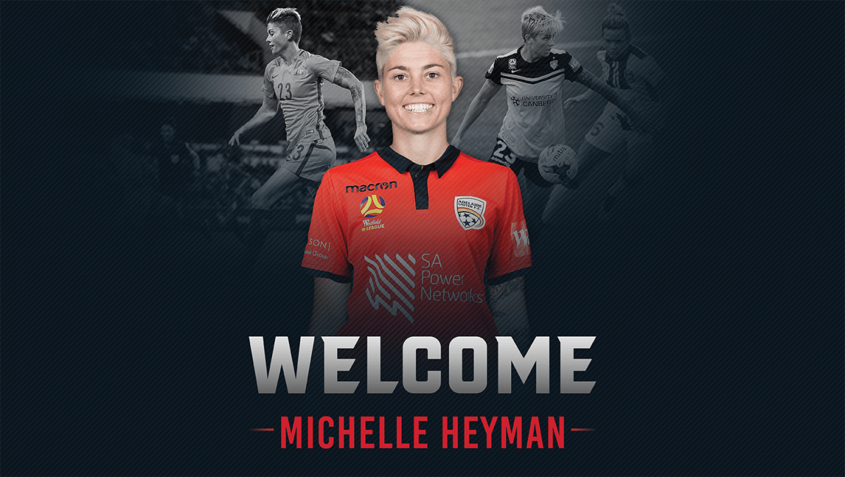 Michelle Heyman becomes a Red - Adelaide United