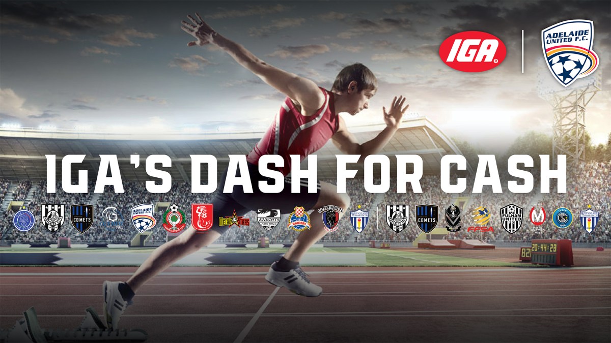 Inaugural IGA Dash for Cash! - Adelaide United