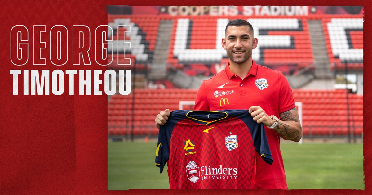 Reds capture Timotheou signature - Adelaide United