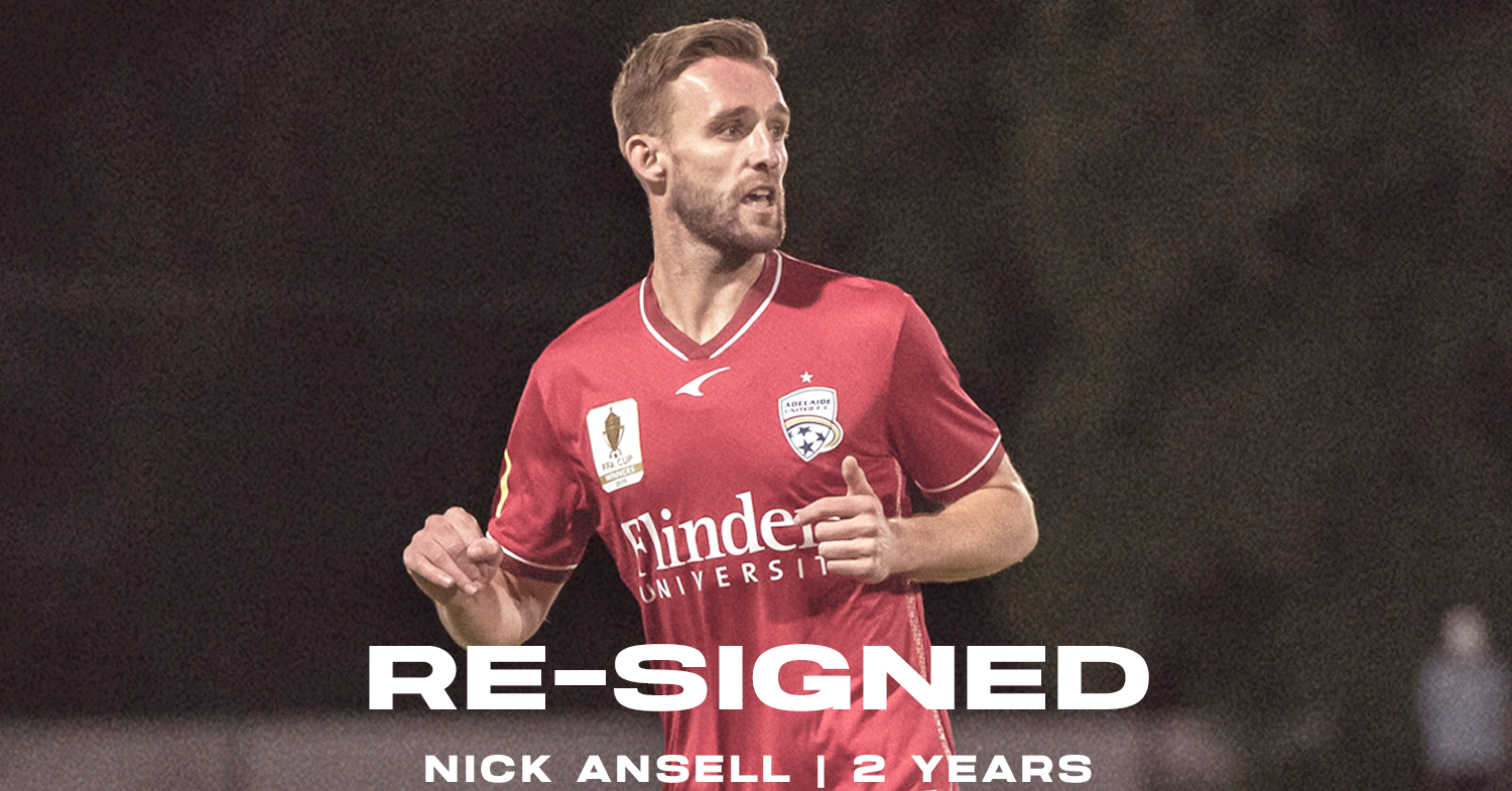 Reds to retain Nick Ansell for two more seasons - Adelaide United