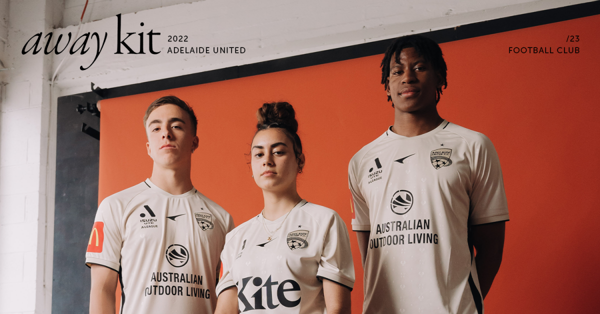 Reds and UCAN break-out bone away kit for 22/23 - Adelaide United