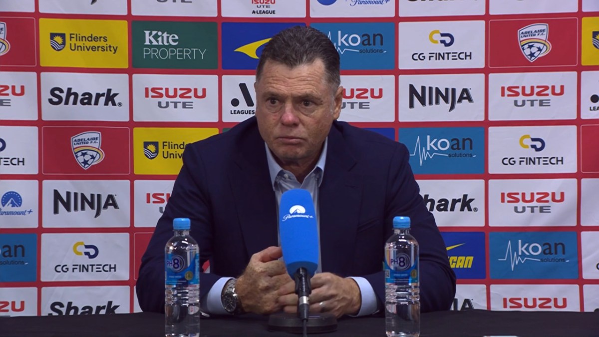 Carl Veart | Press Conference | Adelaide United v Perth Glory | A ...