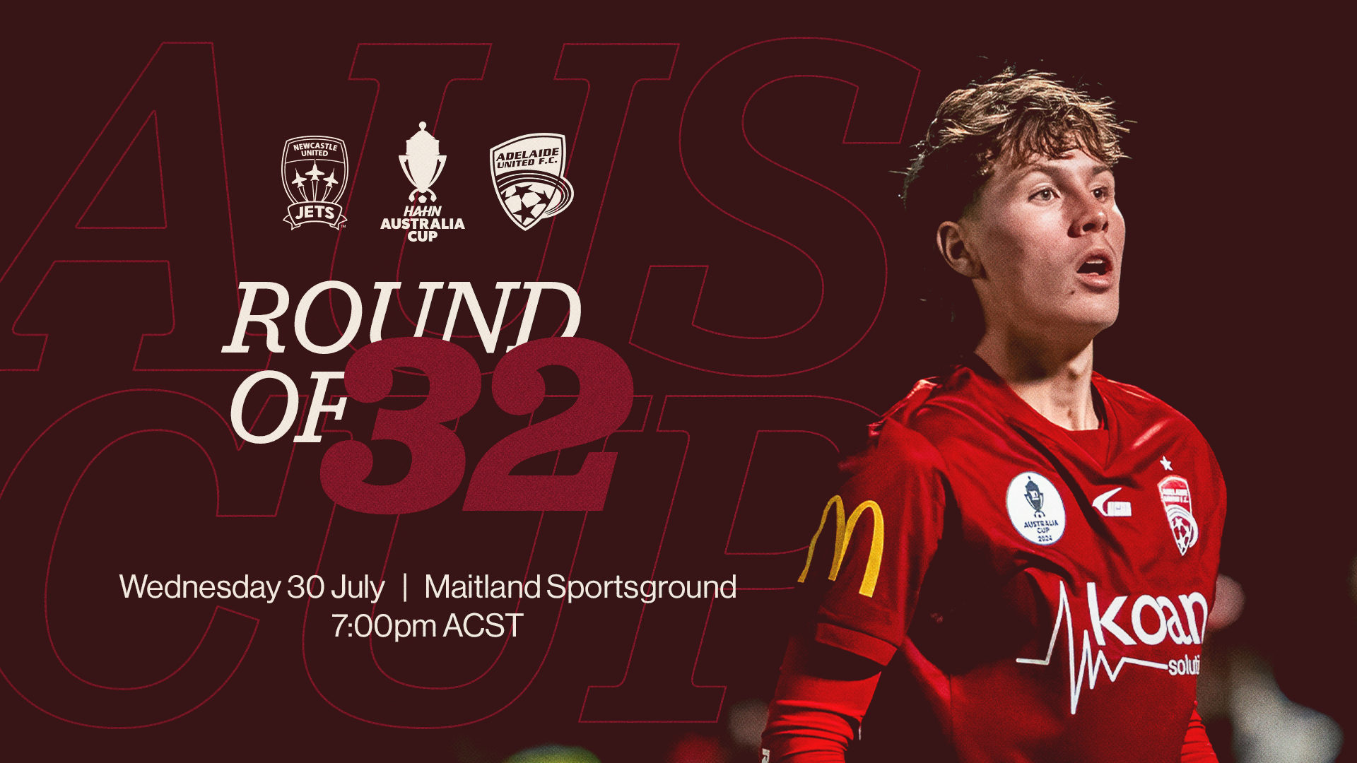 Australia Cup Round of 32 Match Details Confirmed