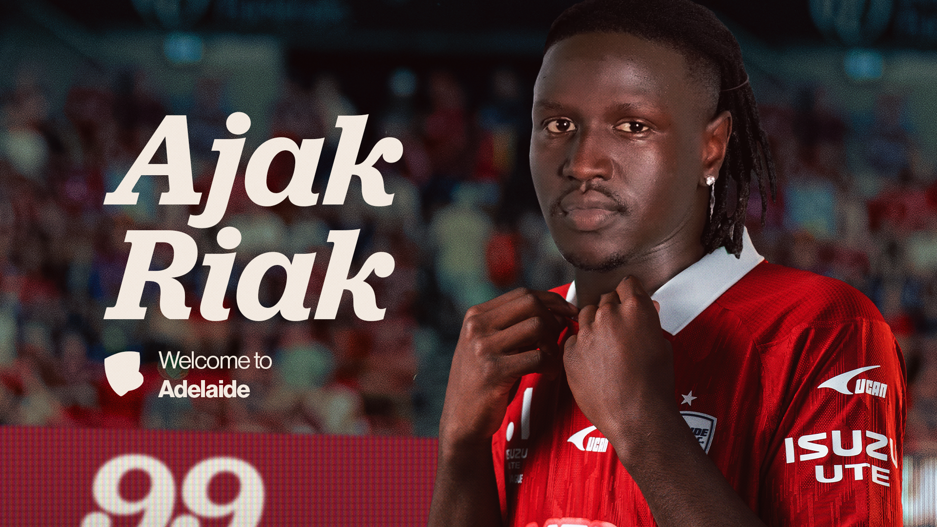 Adelaide United Secure Exciting Forward Ajak Riak
